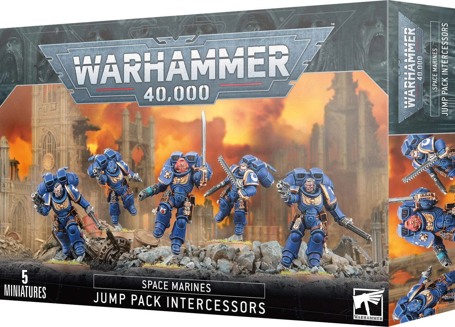 Warhammer SPACE MARINES: Assault Intercessors with Jump Packs ...