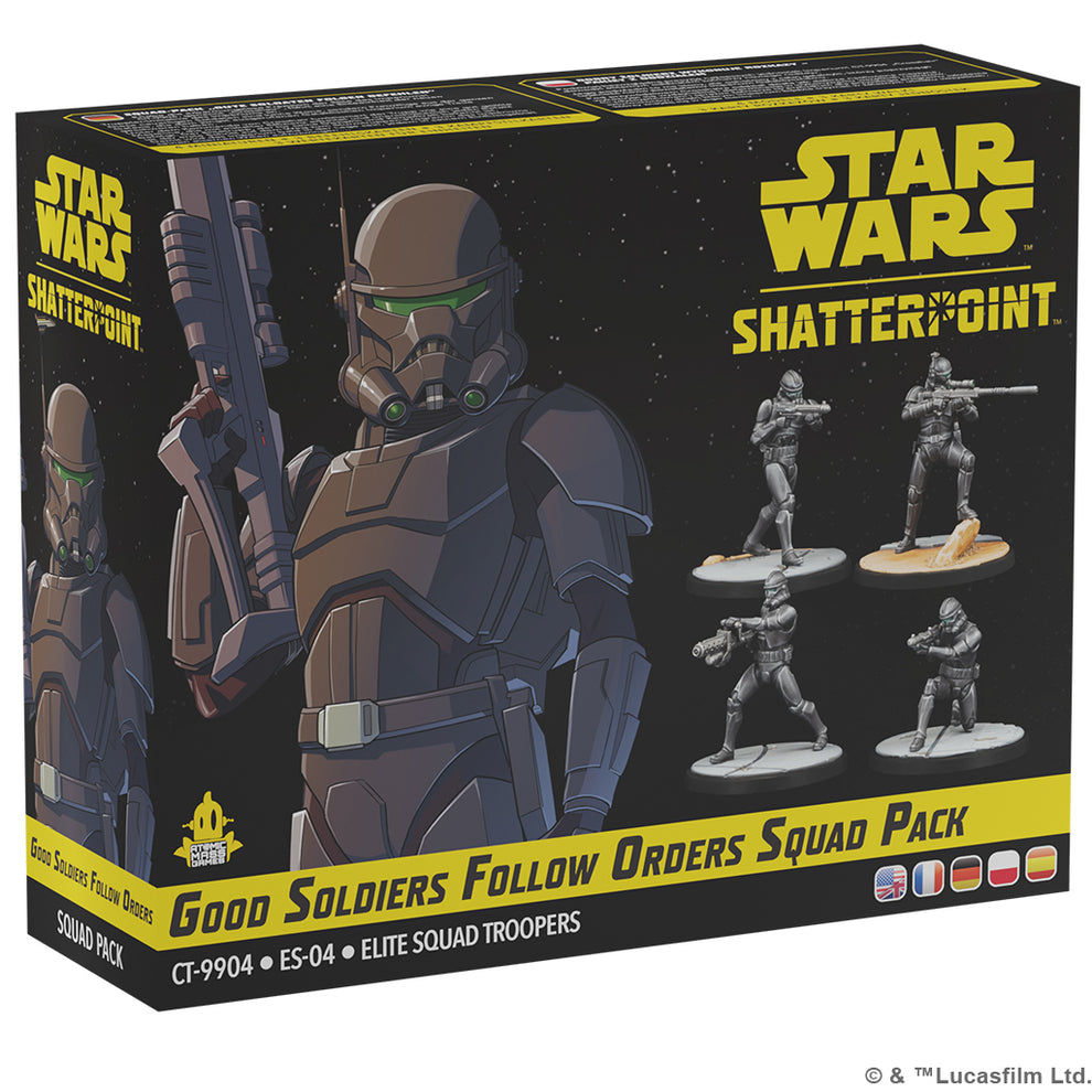 Star Wars: Shatterpoint – Good Soldiers Follow Orders Squad Pack – For ...